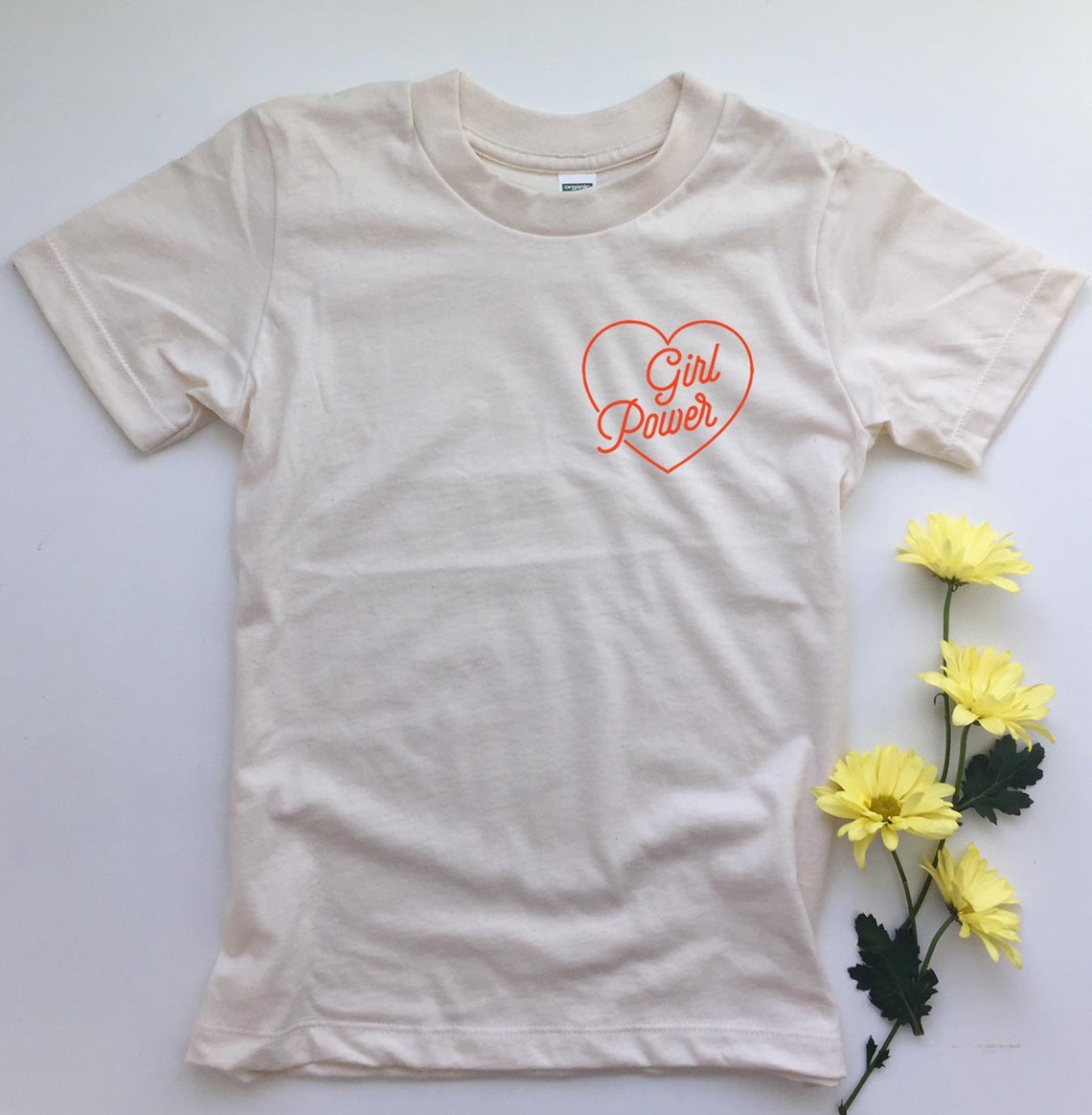 GIRL POWER Teen Tee Equality Feminist Shirt Organic | Etsy