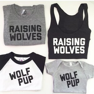 RAISING WOLVES Tote Bag - Canvas Tote - Grocery Tote - Grocery Bag ...