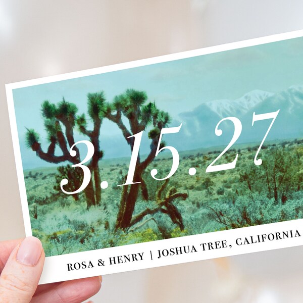 Joshua Tree Invitation - Etsy