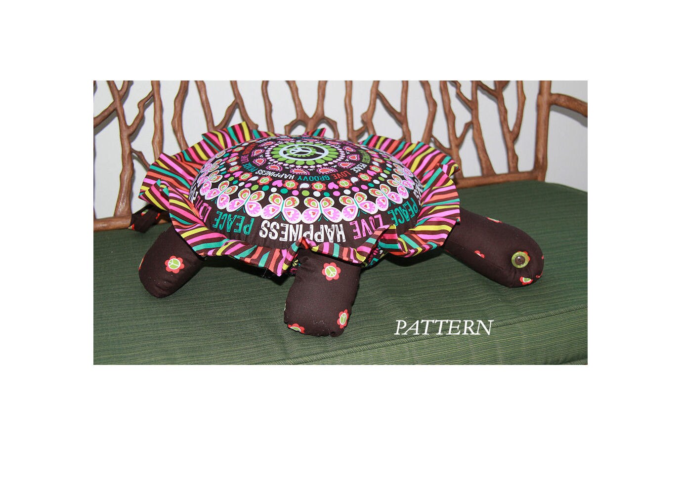 PATTERN PDF for Large Turtle Pillow - Etsy