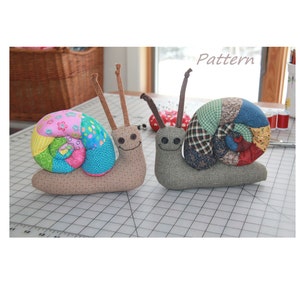 Pattern PDF for Scrap Bag Snail Stuffed Animal Instant Download - Etsy