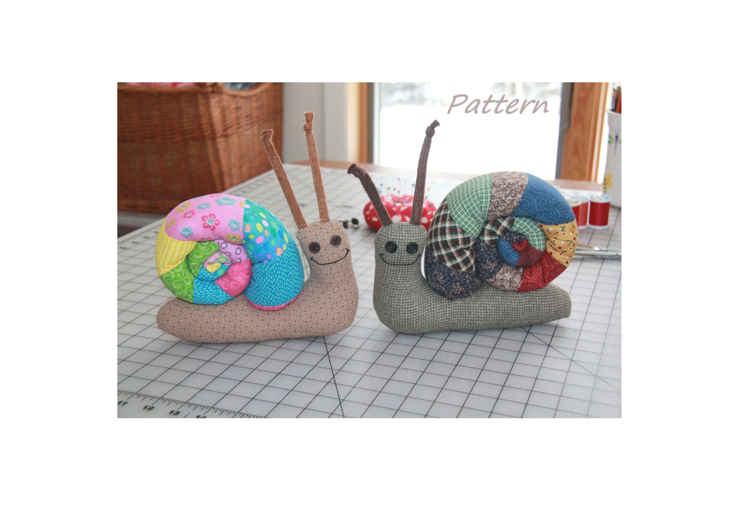 Pattern PDF for Scrap Bag Snail Stuffed Animal Instant Download - Etsy