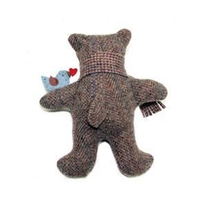 PATTERN PDF for My Message Bear, From Wool or Fleece, New or Upcycled ...