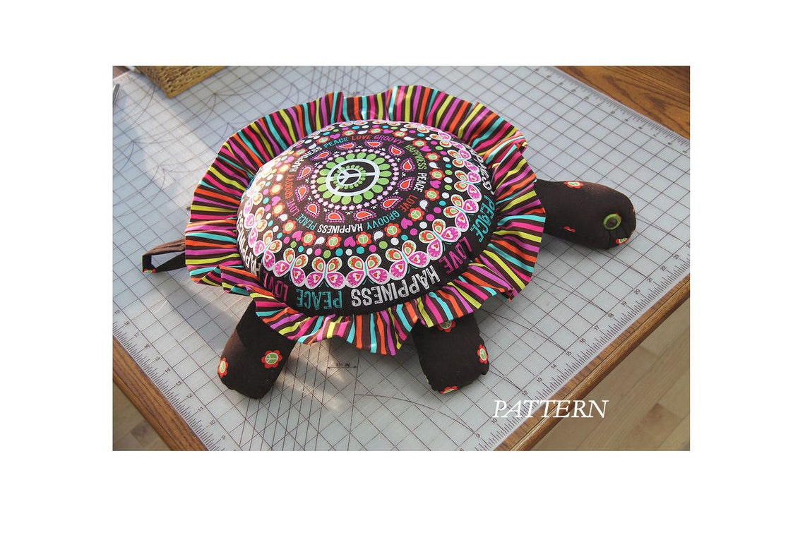 PATTERN PDF for Large Turtle Pillow - Etsy
