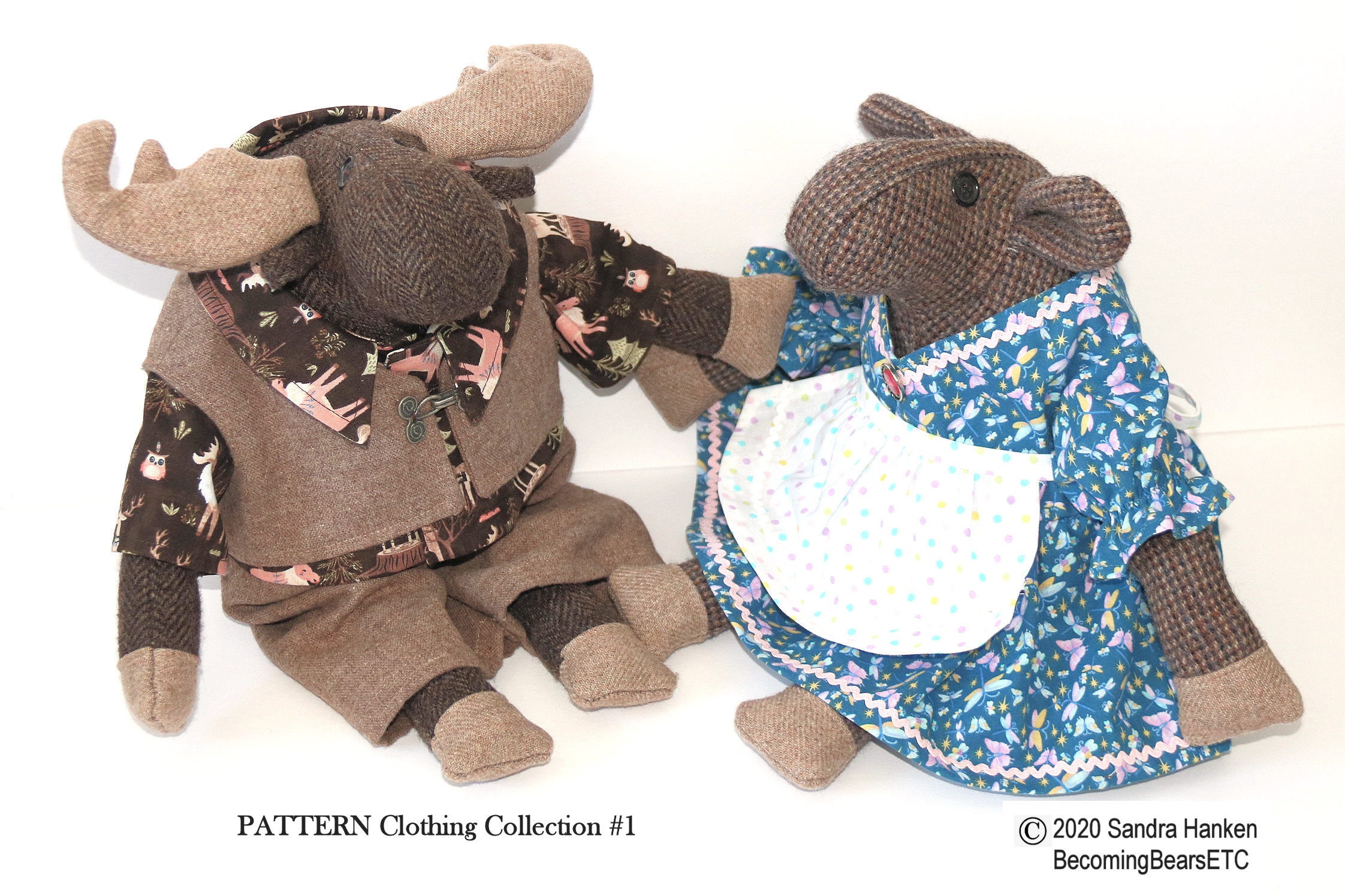 Moose Clothing Sewing PATTERN PDF, Stepping Out With Murphy & Mabel - Etsy