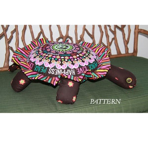 PATTERN PDF for Large Turtle Pillow - Etsy