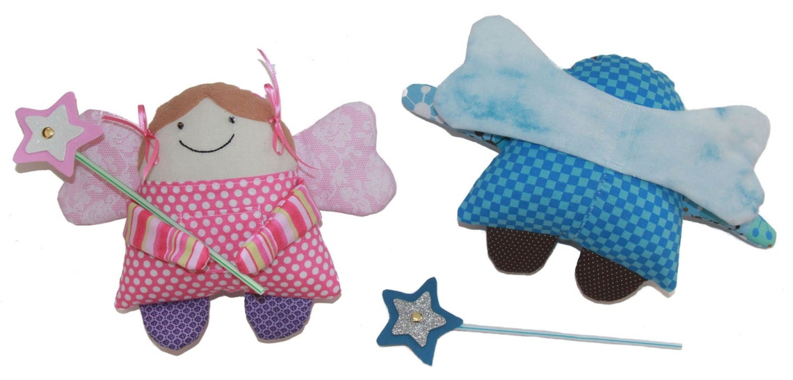 Pattern PDF for Tooth Fairy Angel Boy & Girl and Magic Wand Instant ...