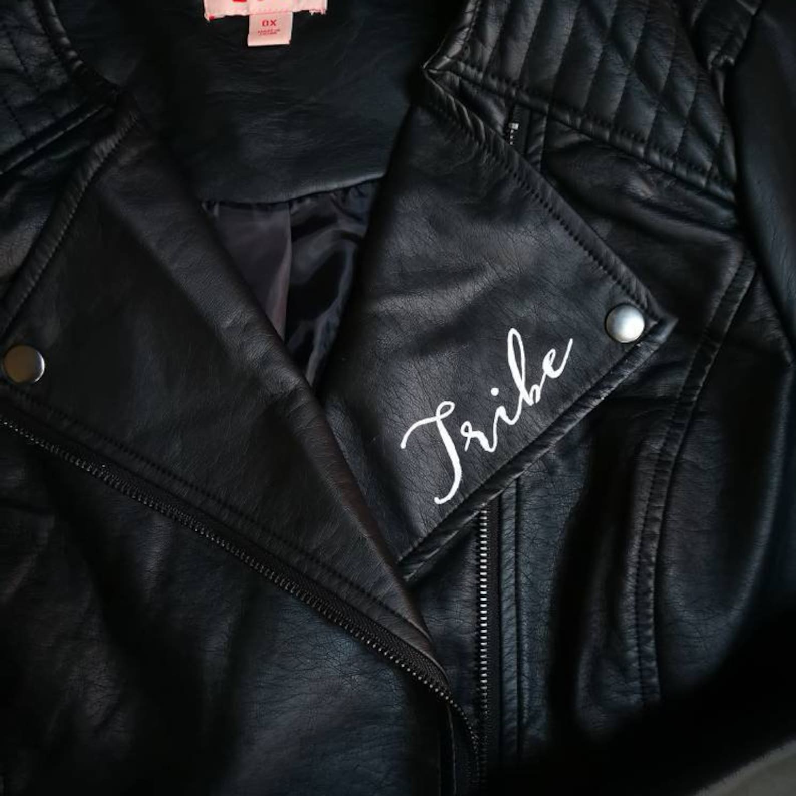 Custom Bridal Leather Jacket DIY Calligraphy Kit Hand Painted | Etsy