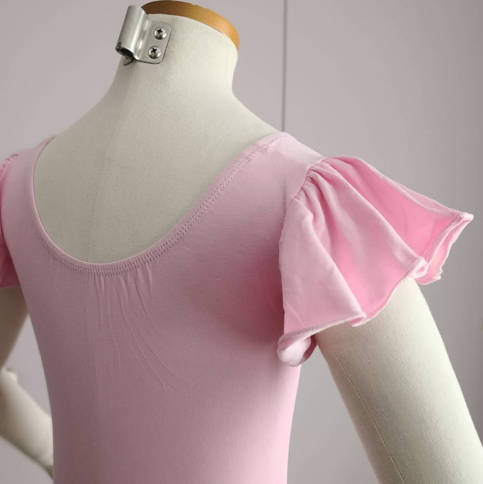 Navy Blue Flutter Frill Short Sleeve Girls Ballet Leotard | Etsy