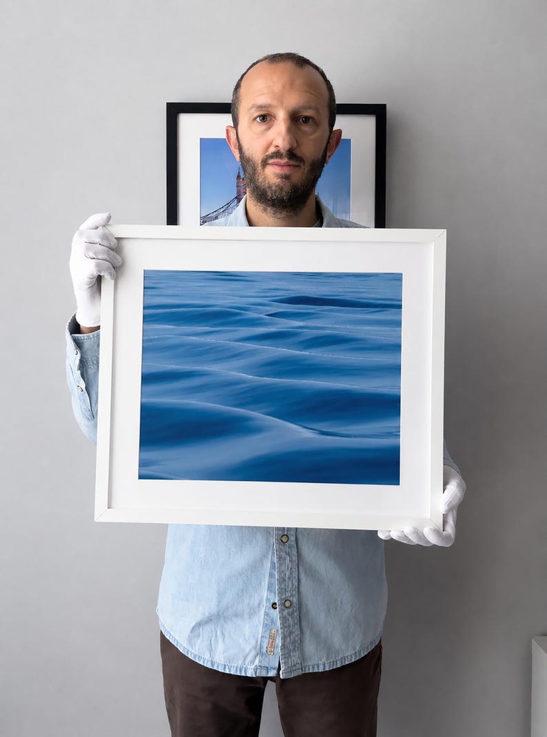 Ocean Colorful - Blue Marine Fine Art - Wall Art for Living Room ...