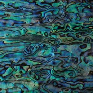 Blue Paua Coated Enhanced Adhesive Veneer Sheet (9.4" X 5.5" X 0.006 ...