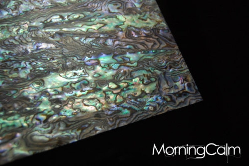 Dragon Paua Enhanced Adhesive Veneer Sheet 9.4 x | Etsy