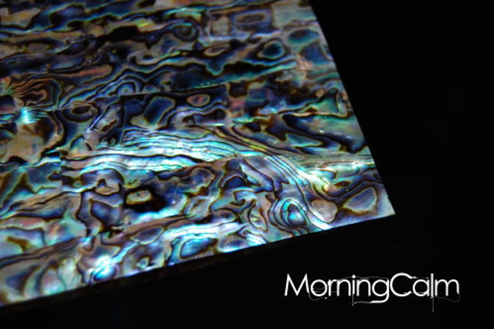 Blue Paua Shell Flexible Adhesive Veneer 9.4 X 5.5 X 0.006 Inches - Etsy