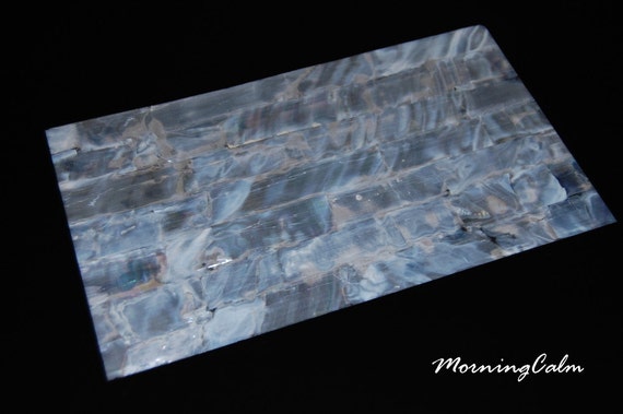 White Freshwater Shell Coated Veneer Sheet 9.4 X | Etsy