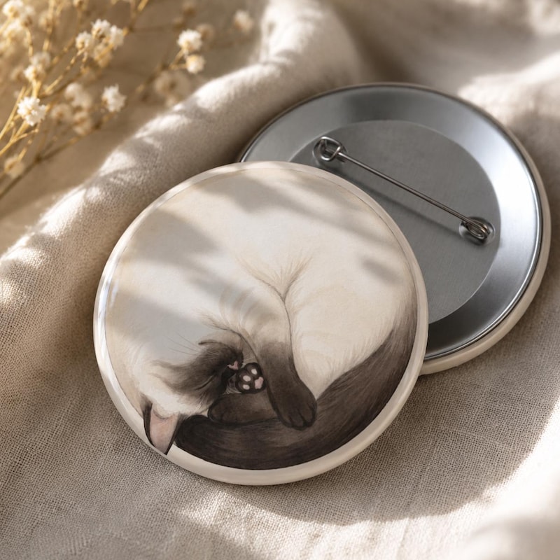 Sleeping Dog Buttons - Etsy