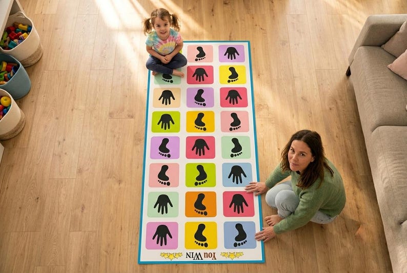 Children's Floor Game, Active Play Mat, Gross Motor Skills, Portable ...