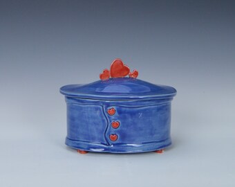 Pottery jewelry box | Etsy