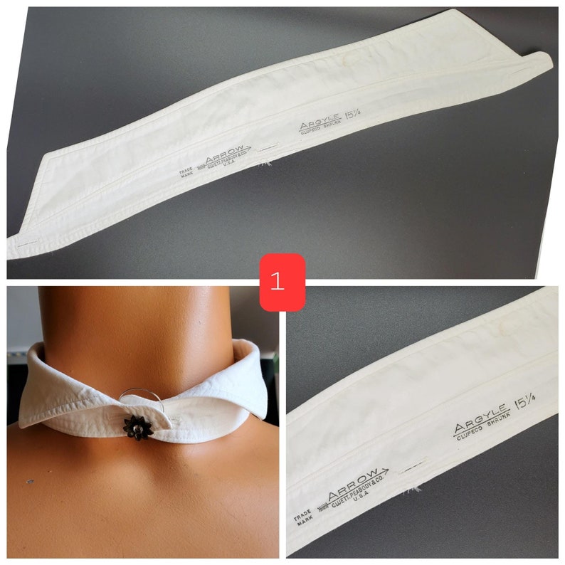 Antique Detachable Collar – Cluett Peabody and Co, George P. Ide and Co ...