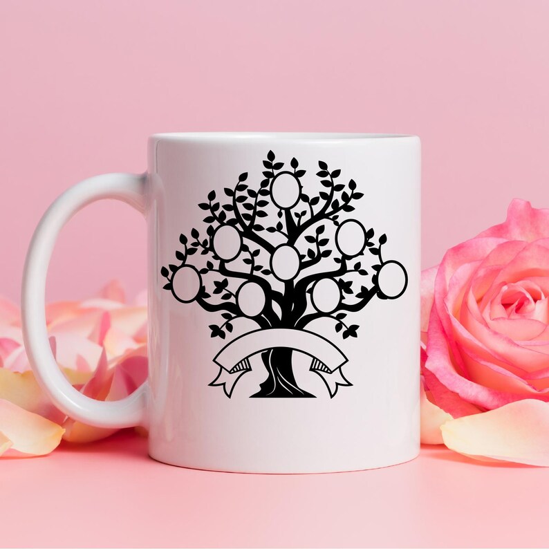 Family Tree SVG Bundle, 40 Designs, Family Tree Png Dxf, Heart Tree SVG ...