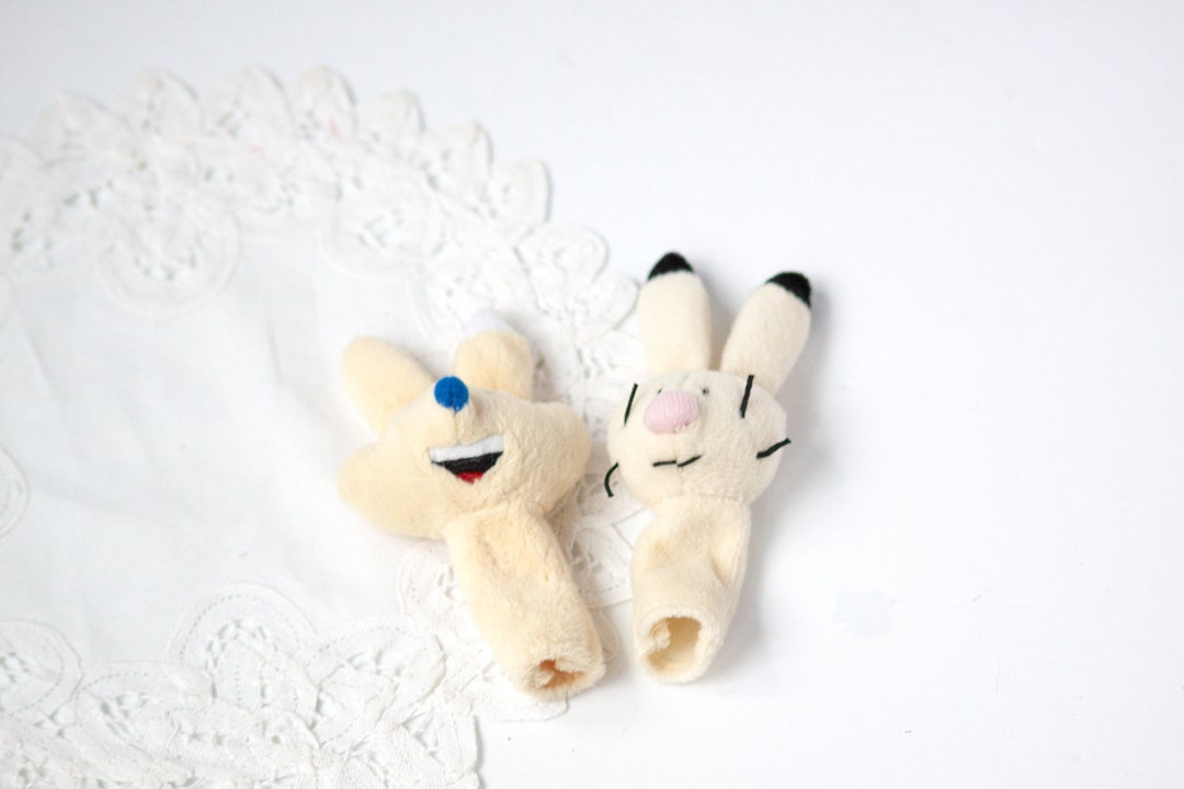 Vintage Salt Lake Olympics Mascot Finger Puppets Bunny & Fox 2002 ...
