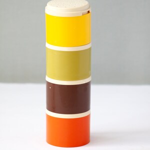 Vintage Tupperware Stacking Spice Shakers See Condition Notes - Etsy