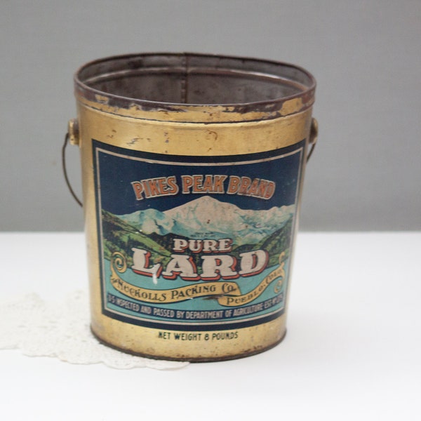 Lard Tin - Etsy