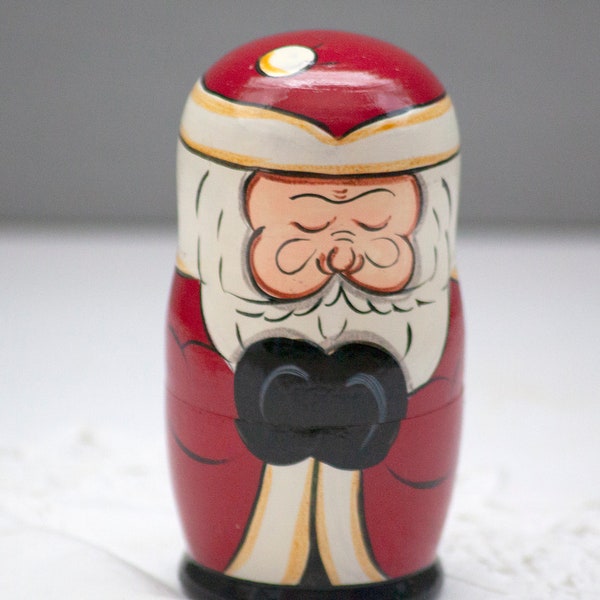 Santa Nesting Dolls - Etsy