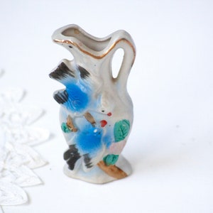 Mini Pitcher or Bud Vase, Kitschy With Birds - Etsy