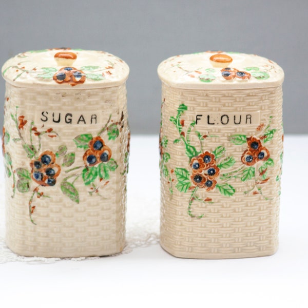 Vintage Flour Sugar Container - Etsy