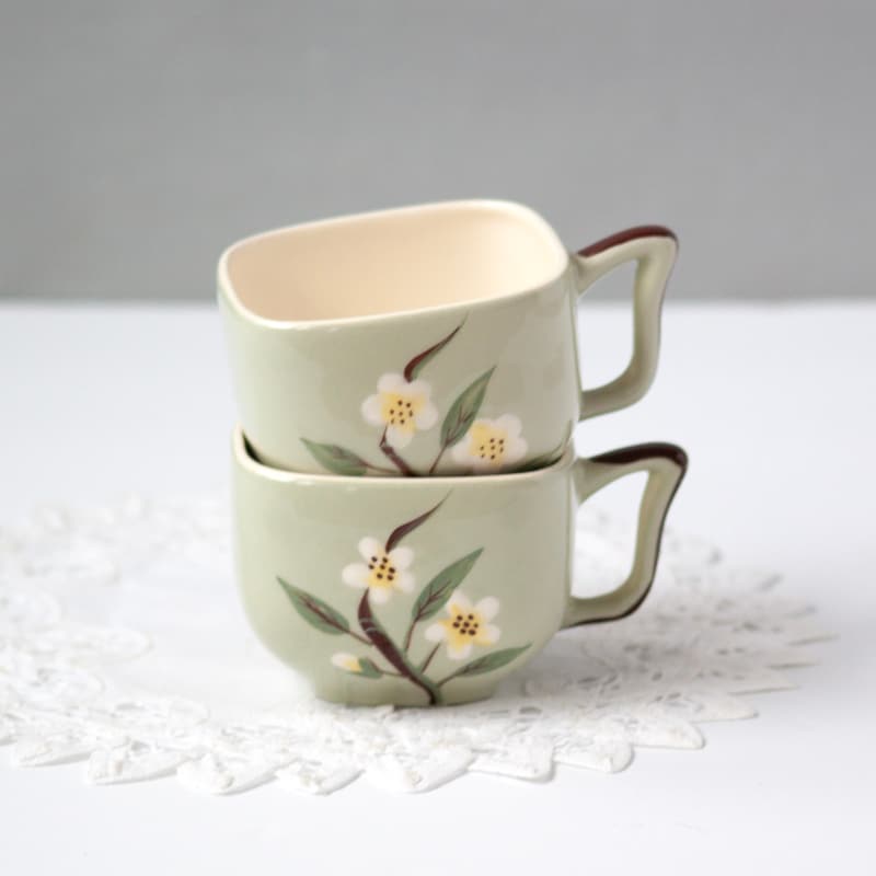 Square Tea Cup - Etsy