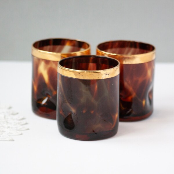 Tortoise Shell Glass - Etsy