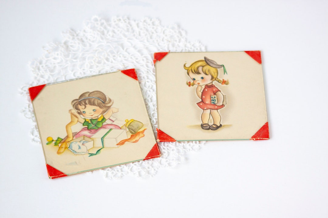 Vintage Story Book Style Prints, Children's Decor - Glass Panel - Etsy