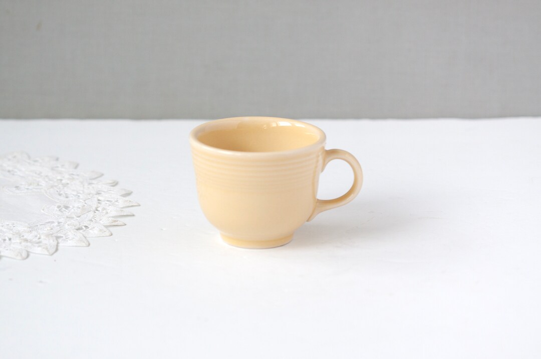 HLC Fiesta Ware Light Yellow Coffee Cup Mug Tea Cup - Etsy