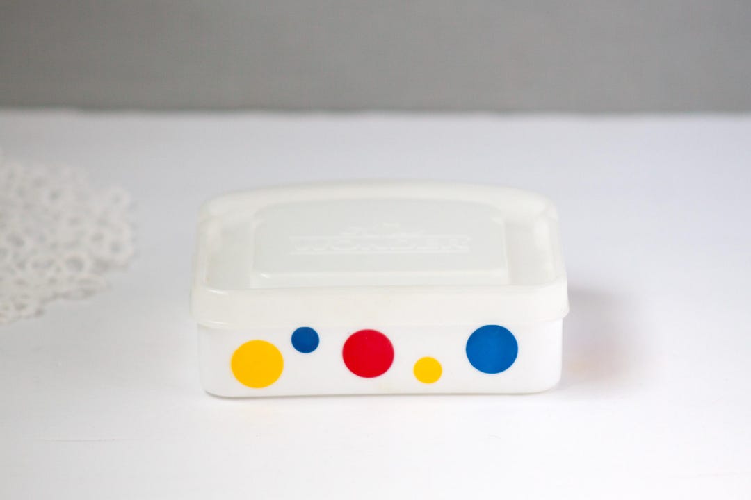 Vintage Wonder Bread Sandwich Container - Plastic With Lid - Etsy