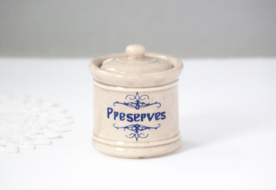 Vintage Mccoy Pottery Preserves Jam Jar With Lid USA 1853 - Etsy