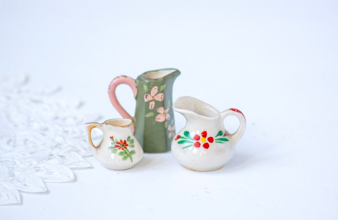 Miniature Doll House Porcelain Assorted Pitchers - Etsy