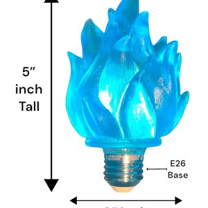 Goblet of Fire Blue Flame Led Light Bulb - Etsy