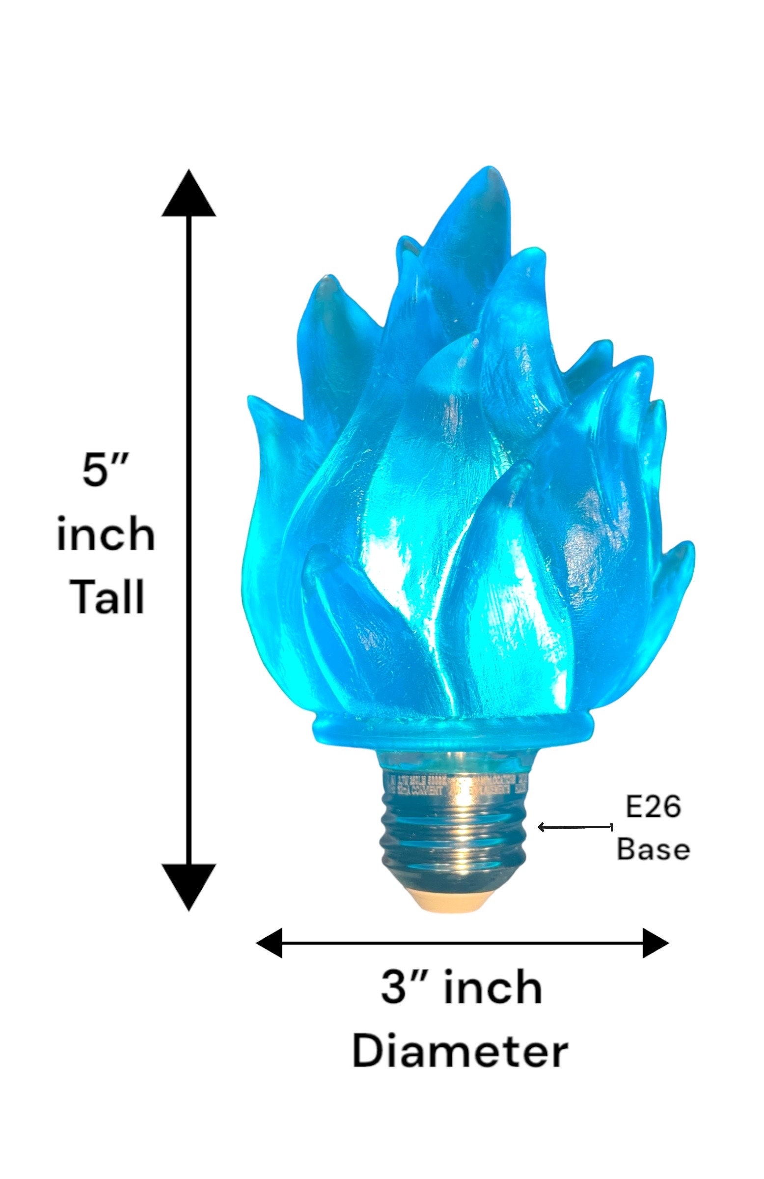 Goblet of Fire Blue Flame Led Light Bulb - Etsy
