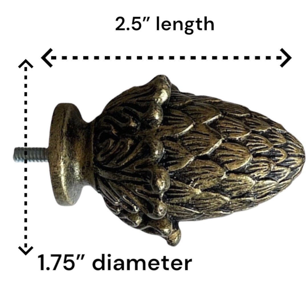 Pinecone Finials - Etsy