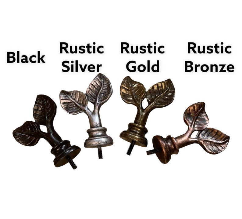Leaf Finials - Etsy