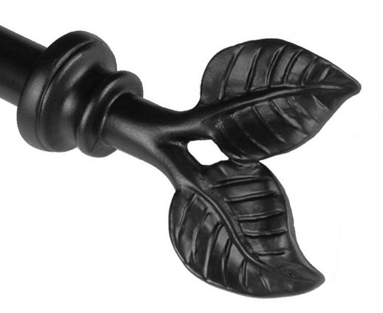 Leaf Curtain Rods Adjustable Poles | Etsy