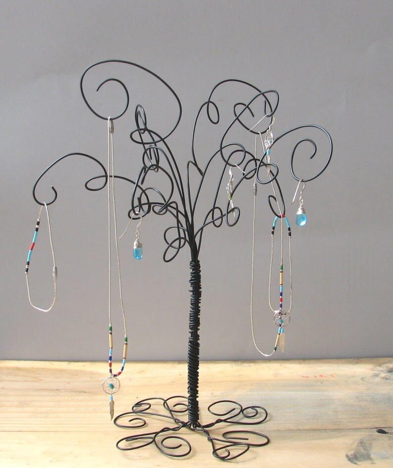 2 Wire Jewelry Tree Stands Earring Ringsbracelets - Etsy