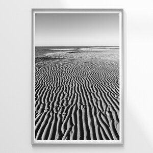 Minimalist Art Nature - Mayflower Beach Sand Ripples Photo Print ...