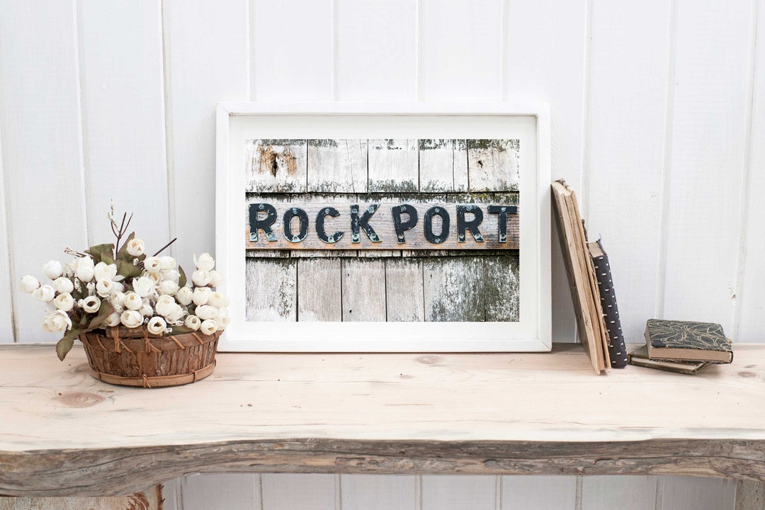 Rockport Sign Photo - Rockport Massachusetts Picture - Rockport Wall ...