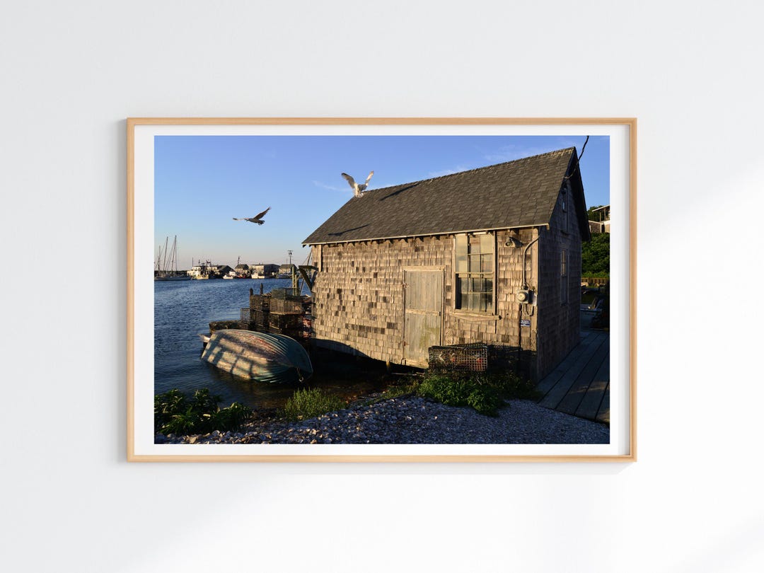 Lobster Fishing Shack Art Print - Menemsha Picture - Martha’s Vineyard ...