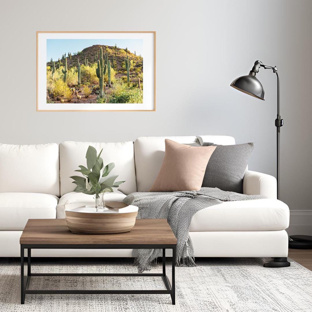 Arizona Desert Landscape Photography Print - Saguaro Cactus Print ...
