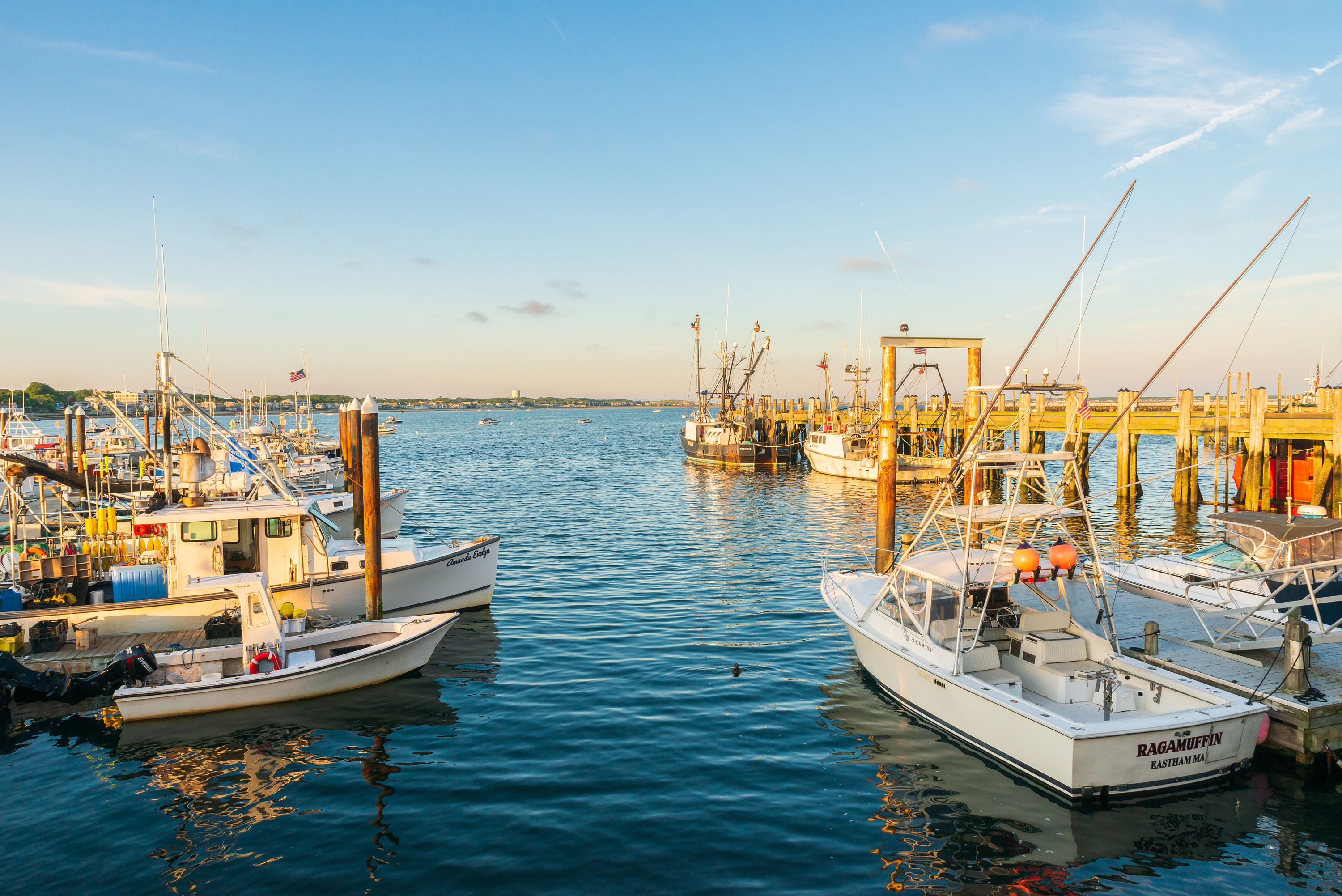 Provincetown Cape Cod Print - Harbor Fishing Boats Photo - Cape Cod Art ...