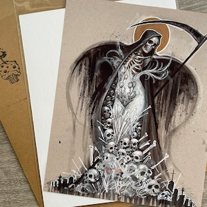 Crypt Reaper 8x10” Hand Detailed Signed Print - Etsy