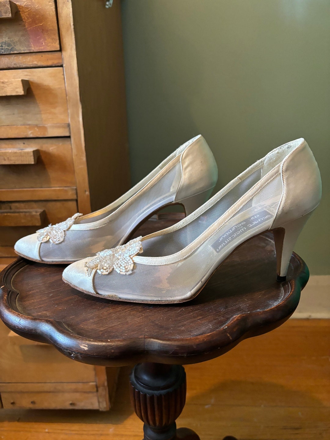 Vintage 1980s Stuart Weitzman Designer Pumps Heels 7.5 AA - Etsy