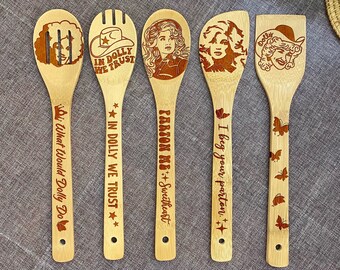 Kitchen Wooden Utensils - Etsy